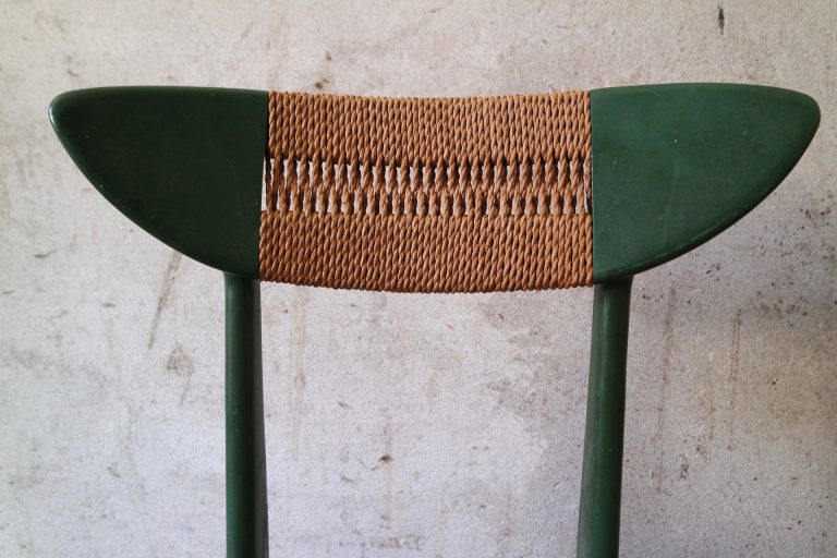 Sedia Vimini Verde | 1960 - Museo Della Sedia - Sedie Vintage Design ...